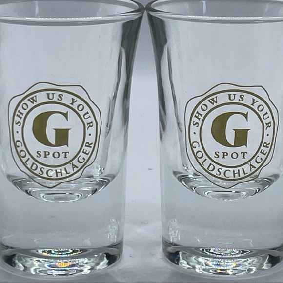 Dining | Show Us Your G Spot Goldschlager Shot Glasses Set Of 2 Swiss ...